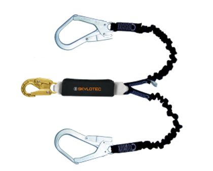 Sklylotec BFD Y Flex Elasticated Twin Leg Lanyard 2.0m — The Rigging Shop