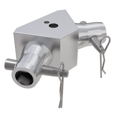 F01-44 (50mmØ) 120° 4 Way Joiner — The Rigging Shop