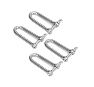 Stainless Steel Long Dee Shackles – The Rigging Shop