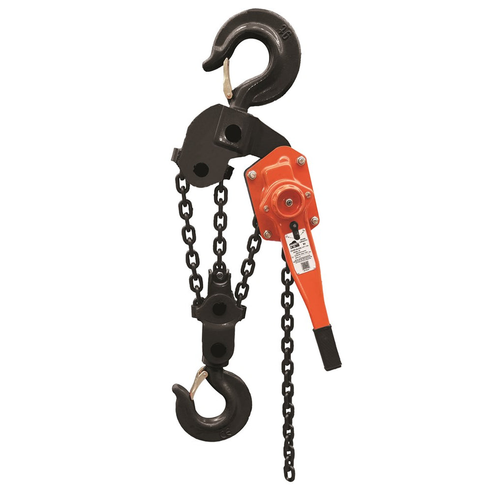 Industrial Manual Lever Block 1.5 metre Lift Height — The Rigging Shop